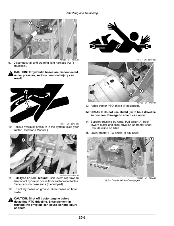 John Deere HX10, HX14, MX8 & MX10 Multi-Spindle Rotary Cutters Operator ...
