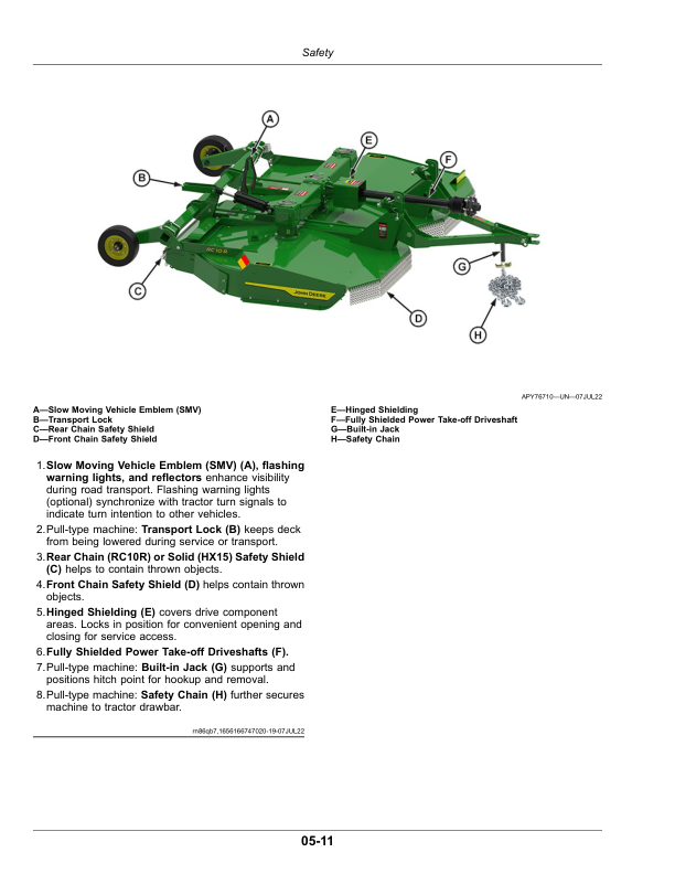 John Deere RC8M (020000-), RC10M (019000-), RC10R (011500-), RC14R ...