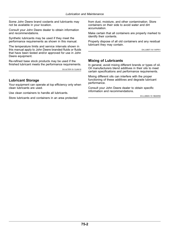 John Deere L331, L331 Precutter, L341, L341 Precutter Large Square ...