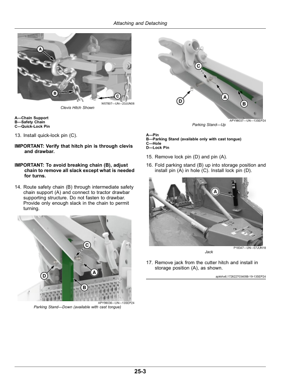 John Deere FC12E (S.N. 003700 - ) , FC15E (S.N. 001500 - ), FC15M (S.N ...