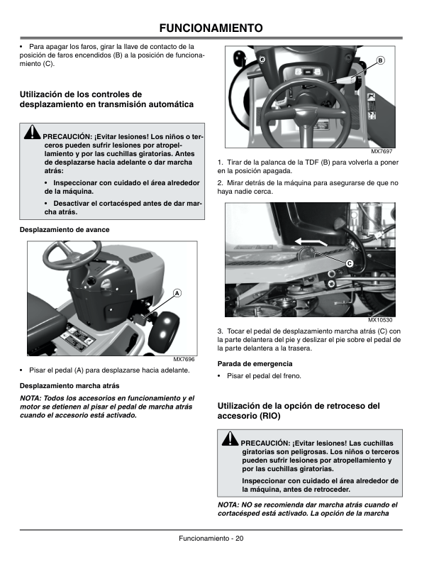 John Deere Sabre Lawn Tractors 1742 HS Operator's Manual (OMGX20477)