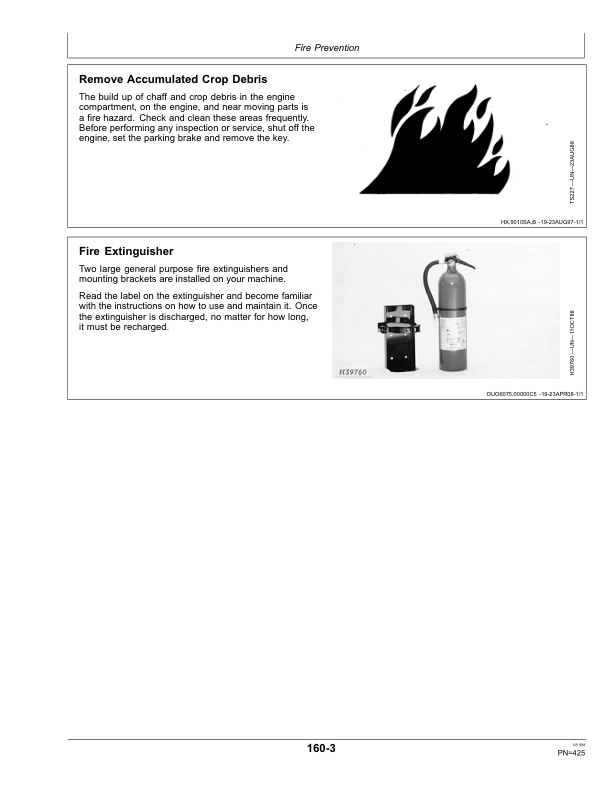 John Deere 9870 STS Combine (730101-) Operator's Manual (OMH235513)
