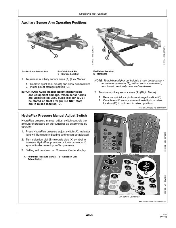 John Deere 600F Series - 620F, 622F, 625F, 630F & 635F Cutting ...