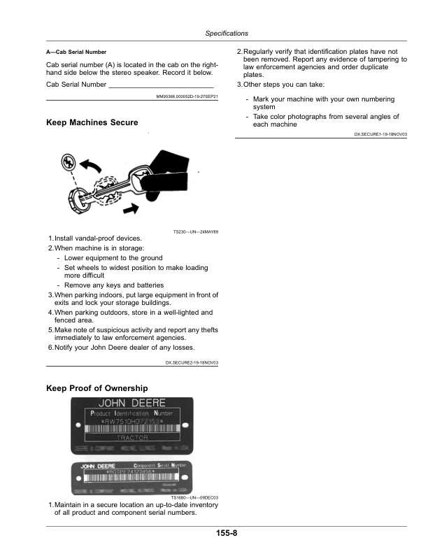 John Deere CS770 Cotton Stripper (240001-248999) (Export Edition ...