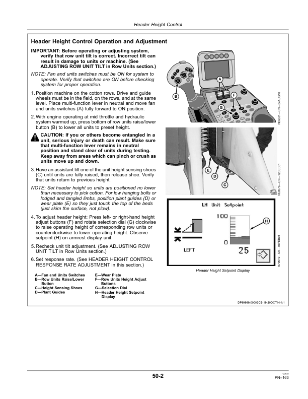John Deere 7660 Cotton Pickers Operator's Manual (OMKK12741)