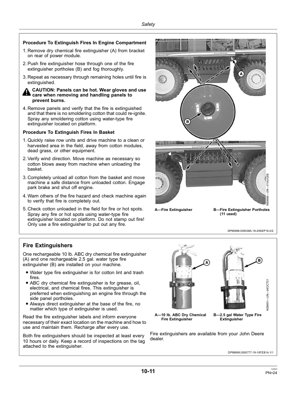 John Deere 7660 Cotton Pickers Operator's Manual (OMKK16561)