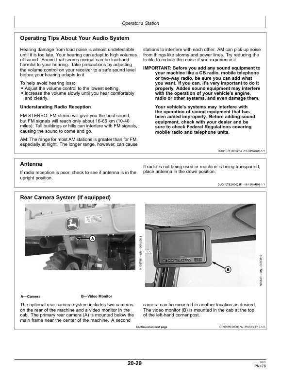 John Deere 7660 Cotton Pickers Operator's Manual (OMKK16562)