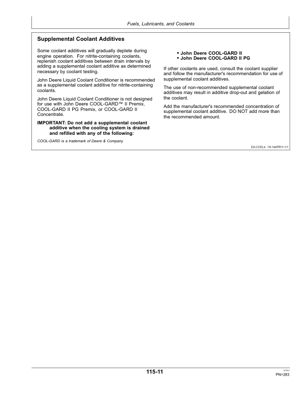 John Deere 7660 Cotton Pickers Operator's Manual (OMKK25441)
