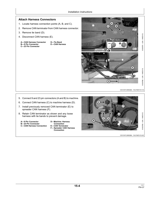 John Deere DN456 & DN485 Dry Spinner Spreaders Operator's Manual ...