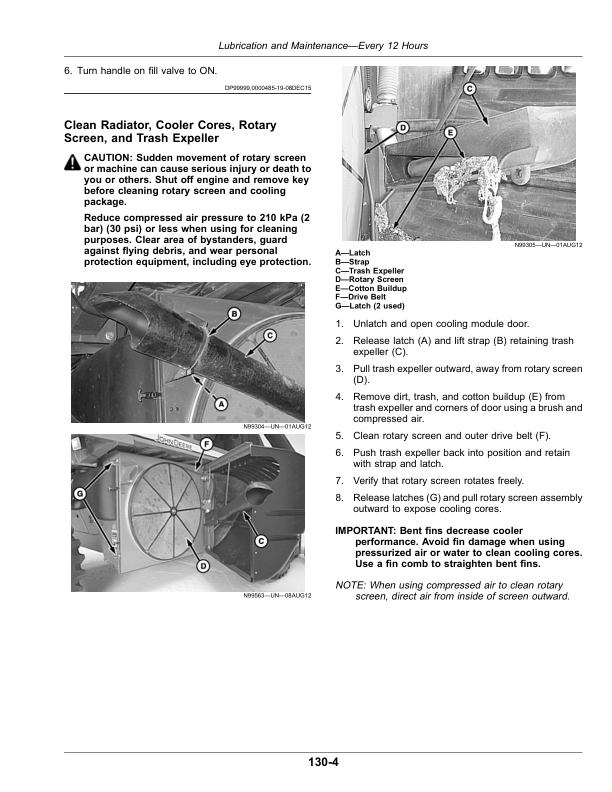 John Deere 7660 Cotton Picker Operator's Manual (OMKK50389)