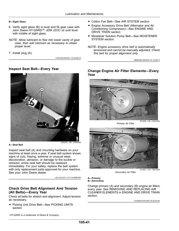 John Deere 9970 Self-propelled Cotton Picker - Stage II Machine ...