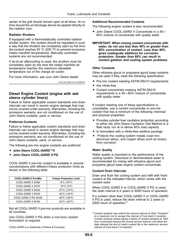 John Deere R4023 Self-Propelled Sprayer Operator's Manual (OMKK61609)