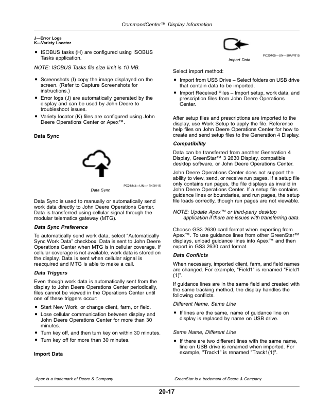 John Deere STS 12, STS 16, STS 20 Self-Propelled Sprayer (022001-023000) (Export Edition ...
