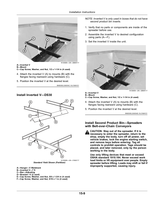 John Deere DS20, DS30 Dry Spinner Spreader (North American) Operator's ...