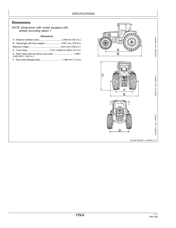 John Deere 6110E & 6125E Tractors (Manufactured in Montenegro) Operator ...