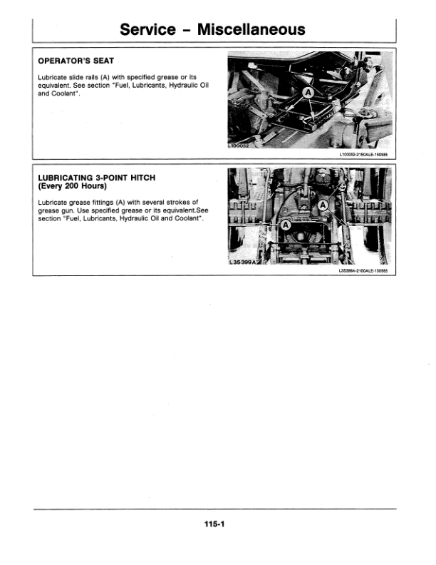 John Deere 2150, 2255 Utility Tractors Operator's Manual (OML39646)