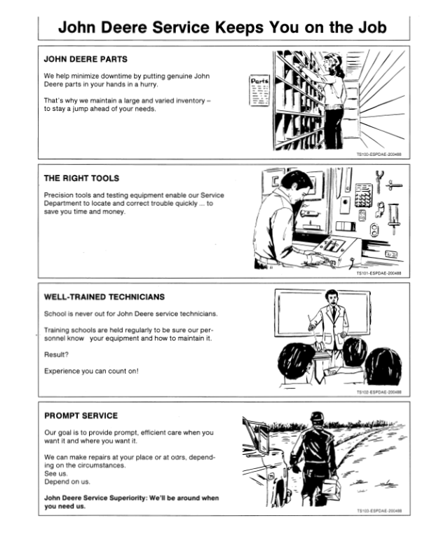 John Deere 3650 Tractors Operator's Manual (OML60007)