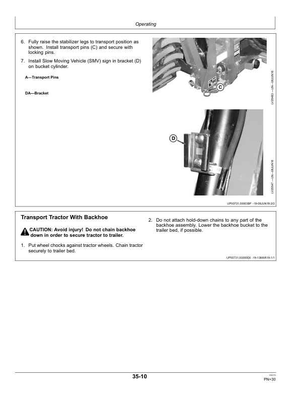 John Deere 270B Backhoe Operator's Manual (OMLVU31002)
