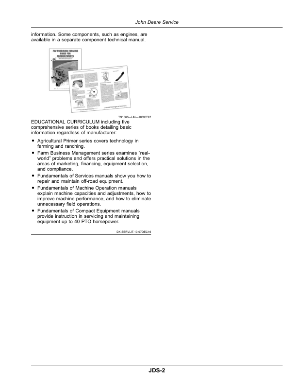 John Deere 3038E Compact Utility Tractors Operator's Manual (OMLVU34009)