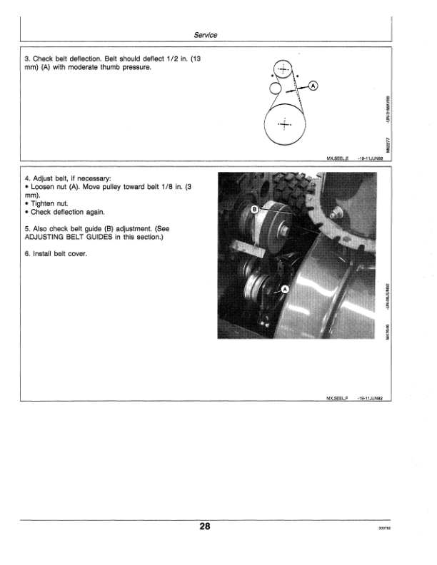 John Deere TRS24, TRS26, TRX24, TRX26 Walk-Behind Snow Blower Operator ...