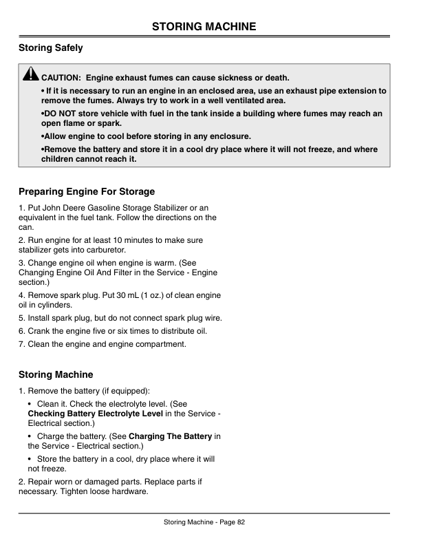 John Deere GS30, GS45, & GS75 Commercial Walk-Behind Mowers (020001 ...