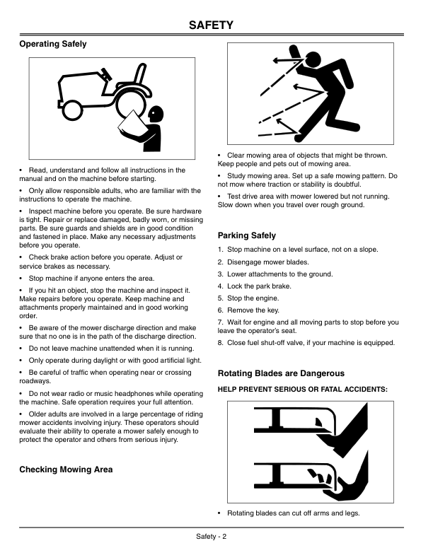 John Deere 42C Mower Deck Operator's Manual (OMM142642)