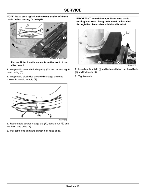 John Deere 46 Inch Quick-Hitch Snowthrower Operator's Manual (OMM146113)