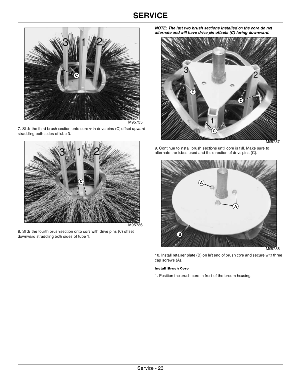 John Deere 60-In. Heavy Duty Rotary Broom for CUT Operator's Manual ...