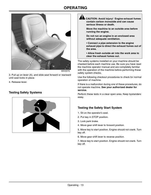 John Deere TH (6x4) Gator Utility Vehicle (Gas) North America (050001 ...