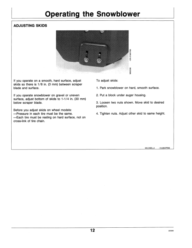 John Deere TRS24, TRX24, TRS26 & TRX26 Walk-Behind Snow Blowers(010001 ...