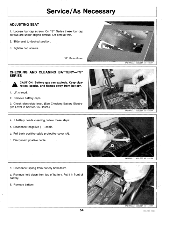 John Deere R70, R72, R92, S82, S92 Riding Mower Operator's Manual ...