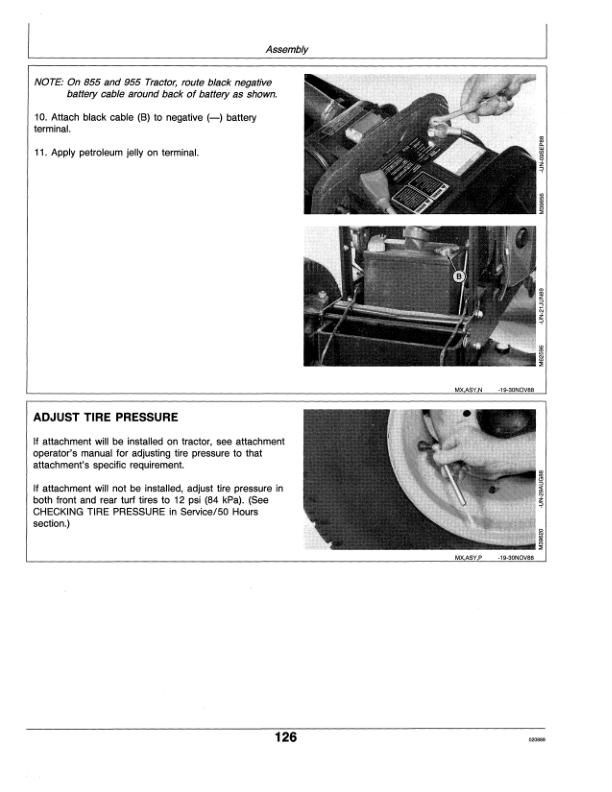 John Deere 655, 755, 855 & 955 Compact Utility Tractors (010001-100000 ...