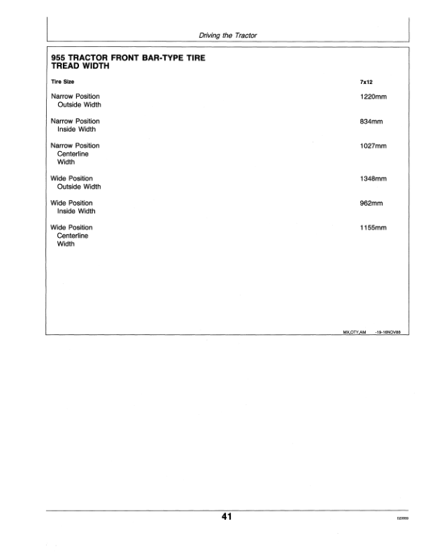 John Deere 655, 755, 855 & 955 Compact Utility Tractors (010001-100000 ...