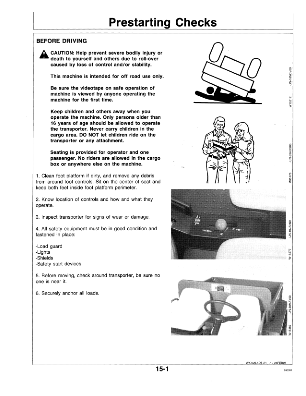 John Deere AMT 626 All Material Transporter Operator's Manual (OMM96681)