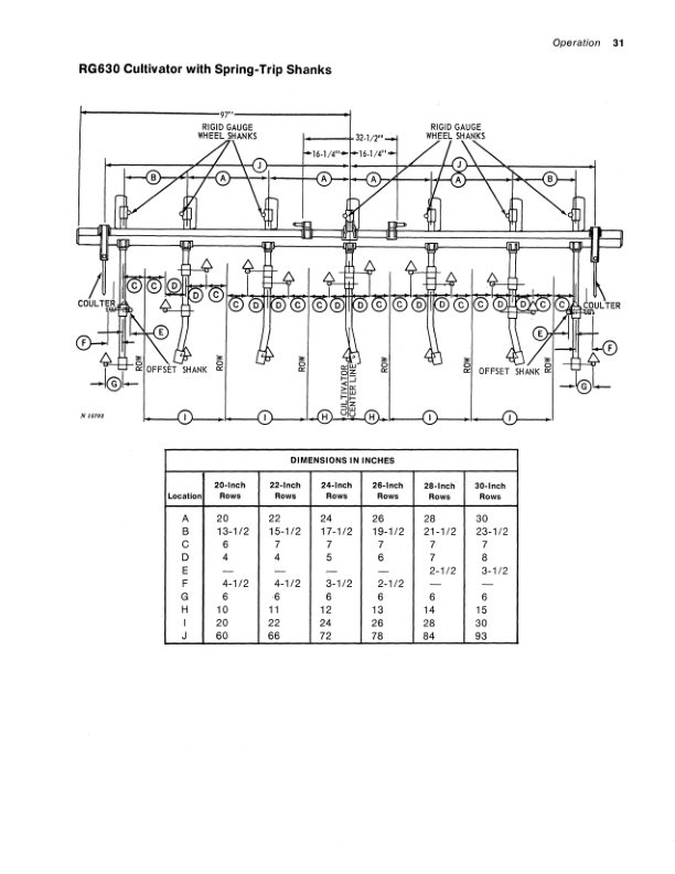 John Deere RG4, RG6, RG430, RG630 Row-Crop Cultivators Operator's ...