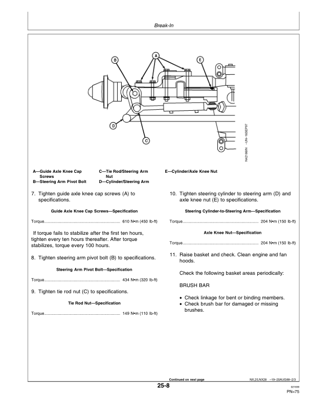 John Deere 9976 Cotton Picker (004001-) Operator's Manual (OMN200722)
