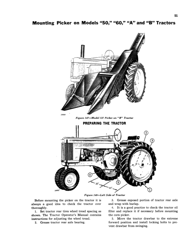 John Deere 127 Corn Picker Operator's Manual (OMN24354)