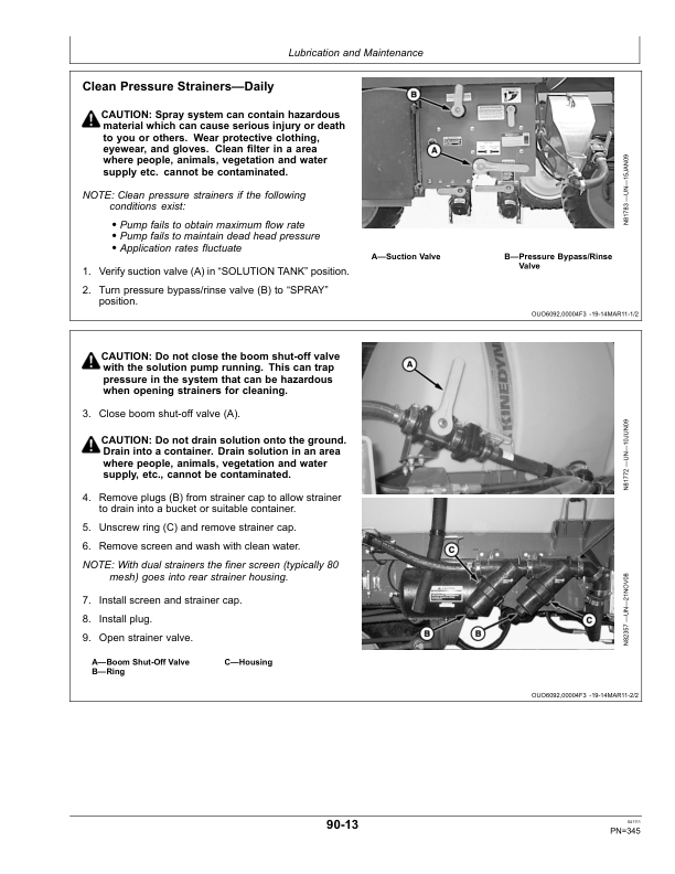 John Deere 4630 Self-Propelled Sprayers Export Edition (018001-023000 ...