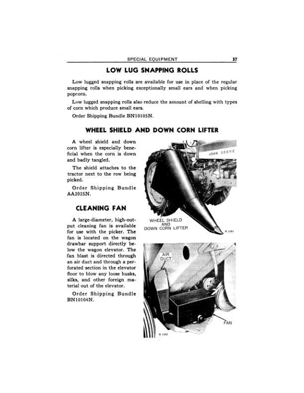 John Deere 18 Pull-Type Corn Picker Operator's Manual (OMN67260)