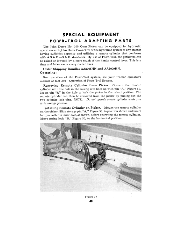 John Deere 200 Corn Picker Operator's Manual (OMN7551)