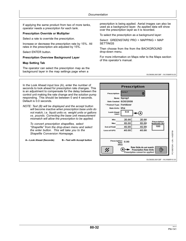 John Deere GS2 Display - Basic Applications Greenstar 2100, 2600 ...