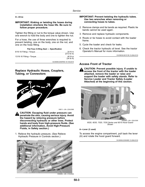 John Deere 673 Loader Operator's Manual (OMPXX12890)