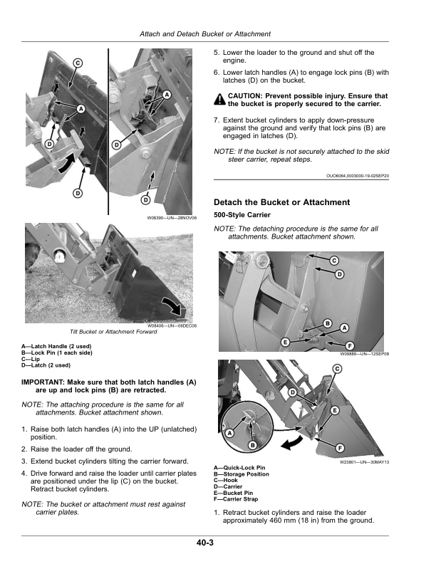 John Deere 673 Loader (Portuguese Edition) Operator's Manual (OMPXX14735)