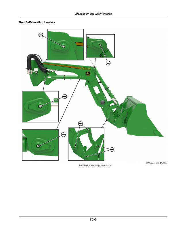 John Deere 500M (000140-), 520M (110000-), 540M Loaders Operator’s ...