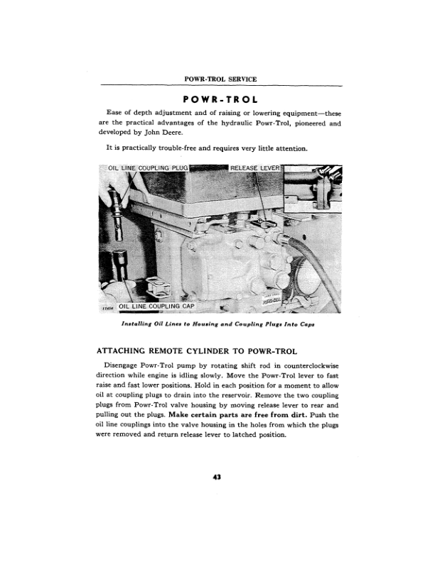 John Deere Models AR-AO Tractors (S.N. 272000 - ) (Styled) Operator's ...