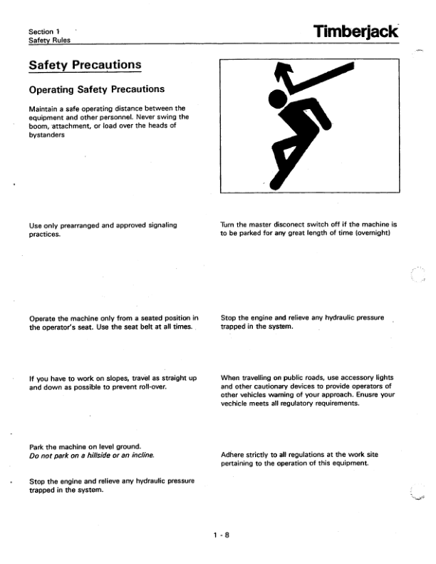 John Deere 608 Tracked Feller Bunchers Operator's Manuals (701548800)