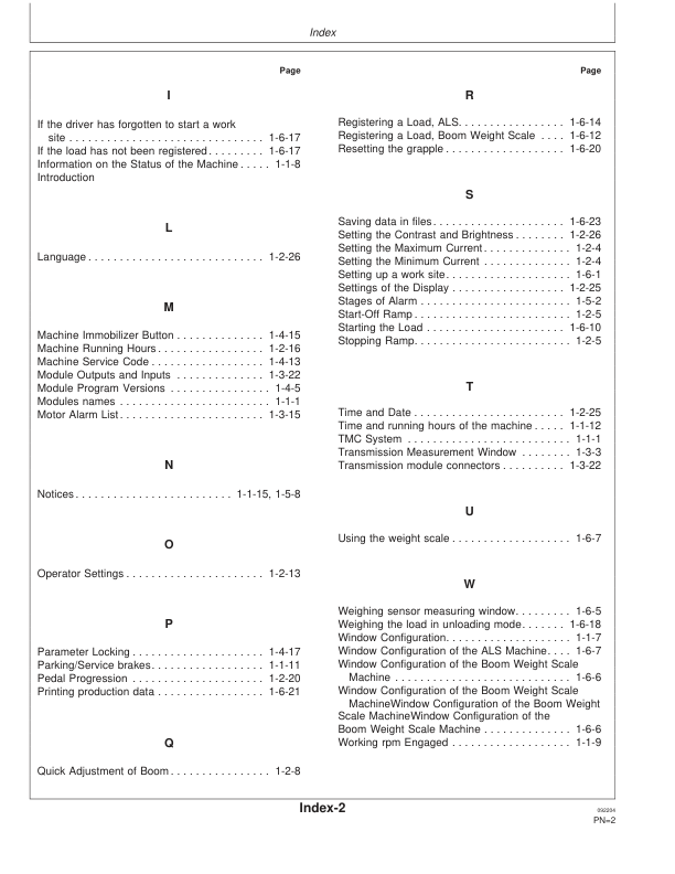 John Deere TMC Control Systems Operator's Manuals (F063450)