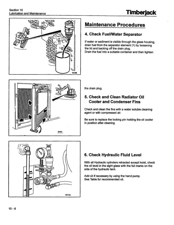 John Deere 608 Tracked Feller Bunchers Operator's Manuals (F278380)