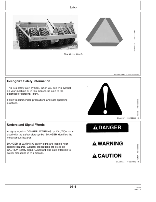John Deere 1412E, 1810E, 1814E Scrapers Operator's Manuals (OMCM2010)
