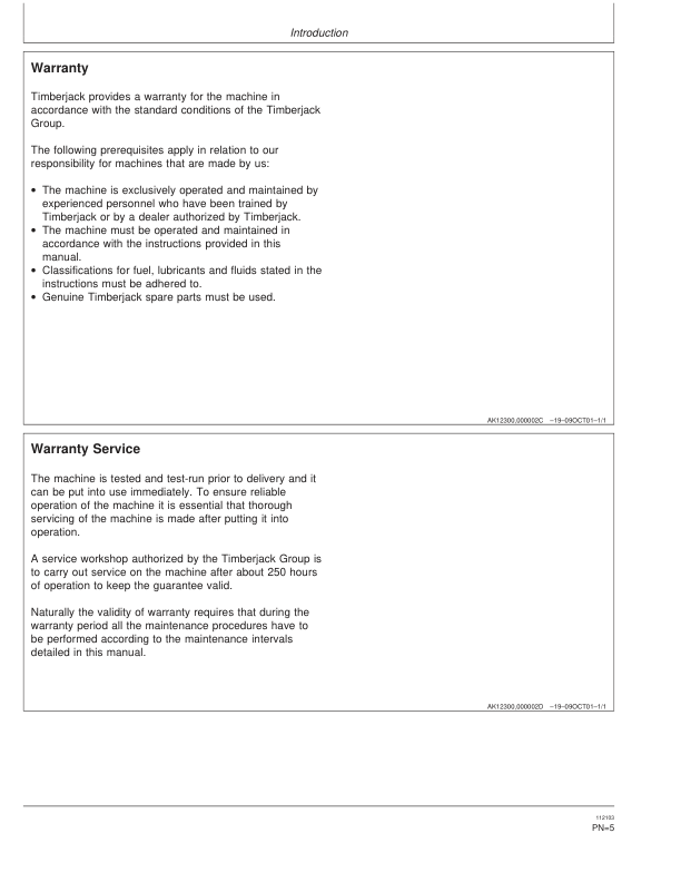 John Deere 1270D Wheeled Harvesters Operator's Manuals (OMF063723)